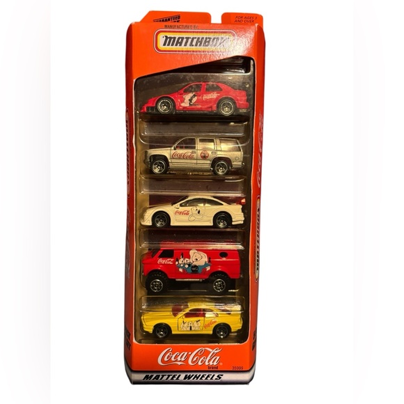 Coca Cola | Toys | Matchbox Coca Cola Toy Car Collection Red White ...